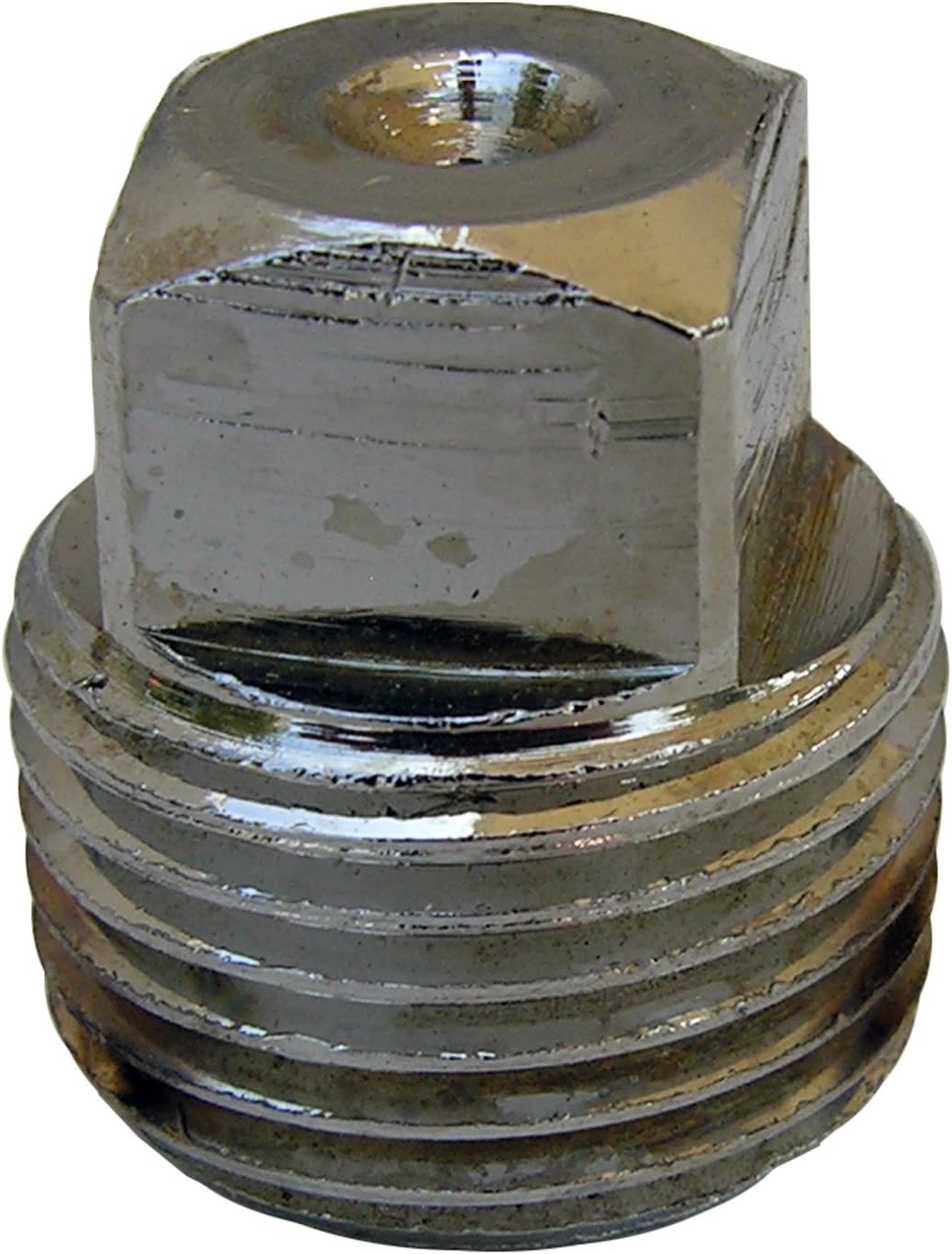 LASCO 32-1111 3/8-Inch Male Pipe Thread Chrome Plated Brass Square Head ...