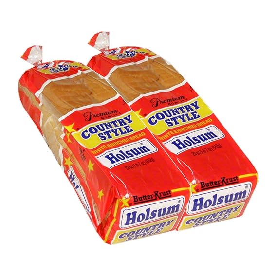 Amazon.com : Holsum Country Style White Bread (23 oz., 2 pk.) (pack of ...