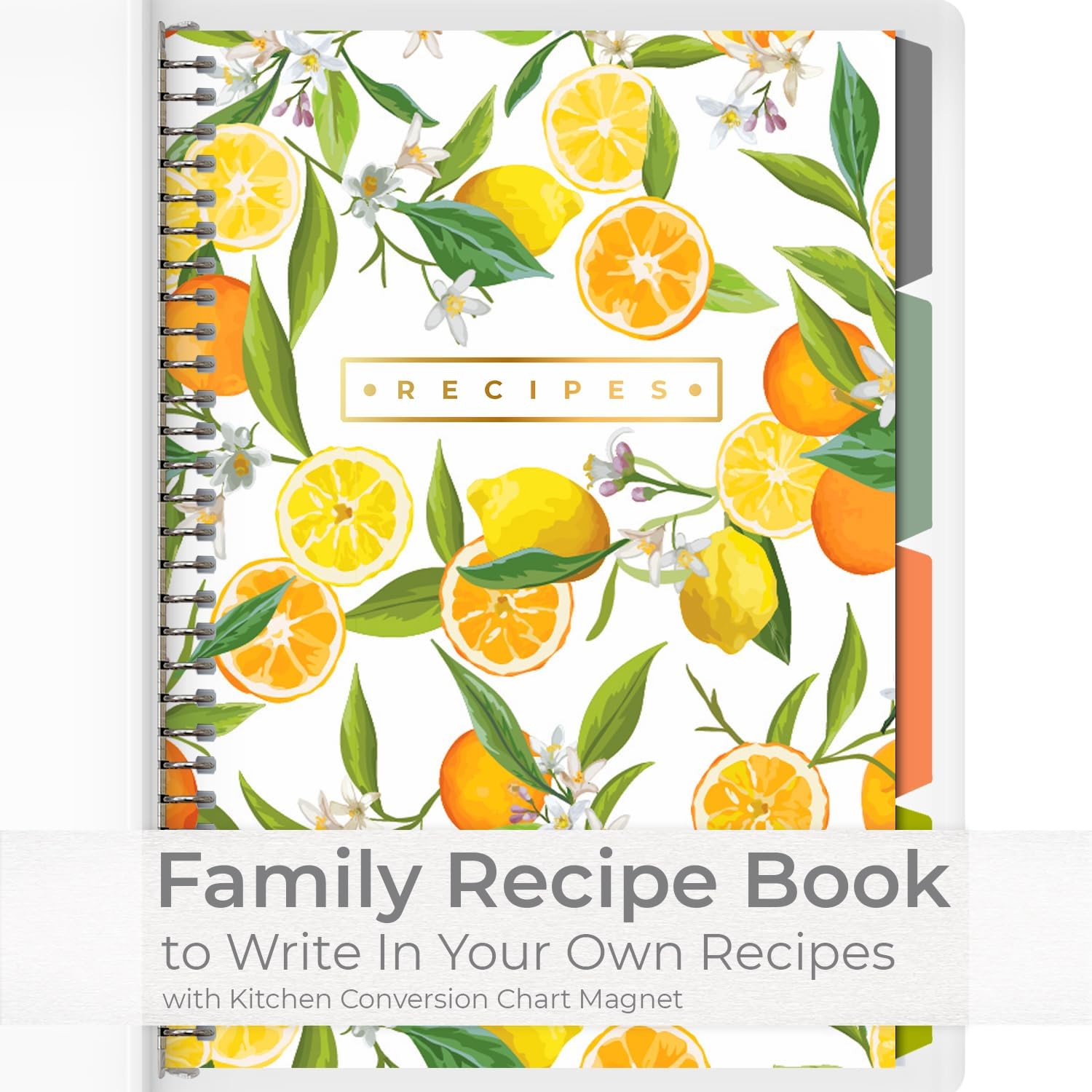 SwiftCube Recipe Book to Write in Your Own Recipes | Handy Kitchen ...