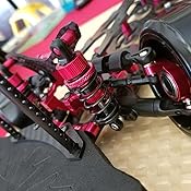 Amazon.com: Hobbypower 1/10 Alloy & Carbon RWD Drift Racing Car Frame ...