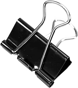 100 pinzas clip negras de oficina de 32 mm para encuadernación y para ...