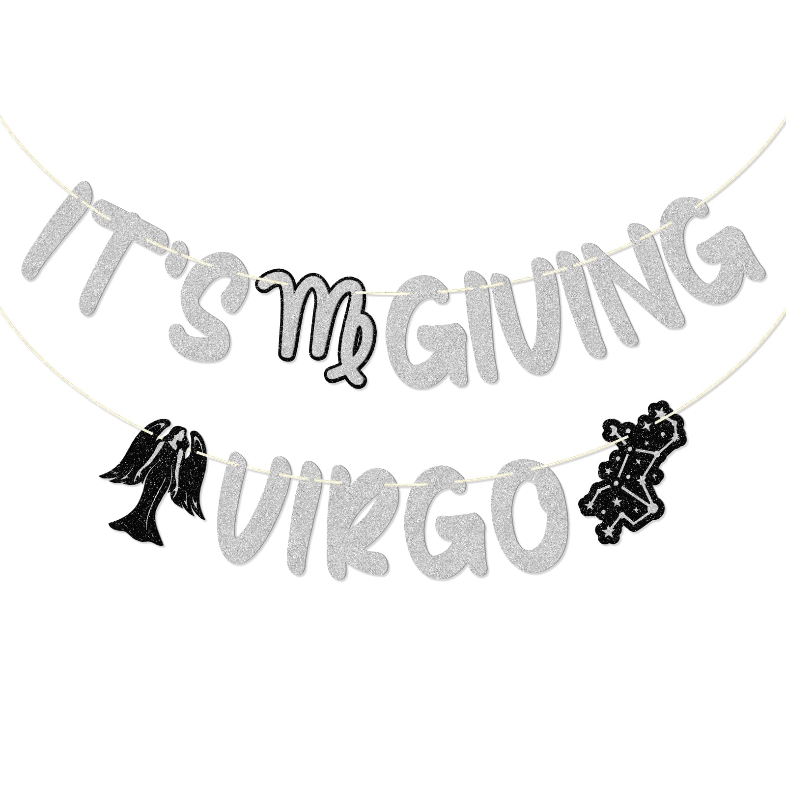 It’s Giving Virgo Banner, Zodiac Birthday Banner, August September ...
