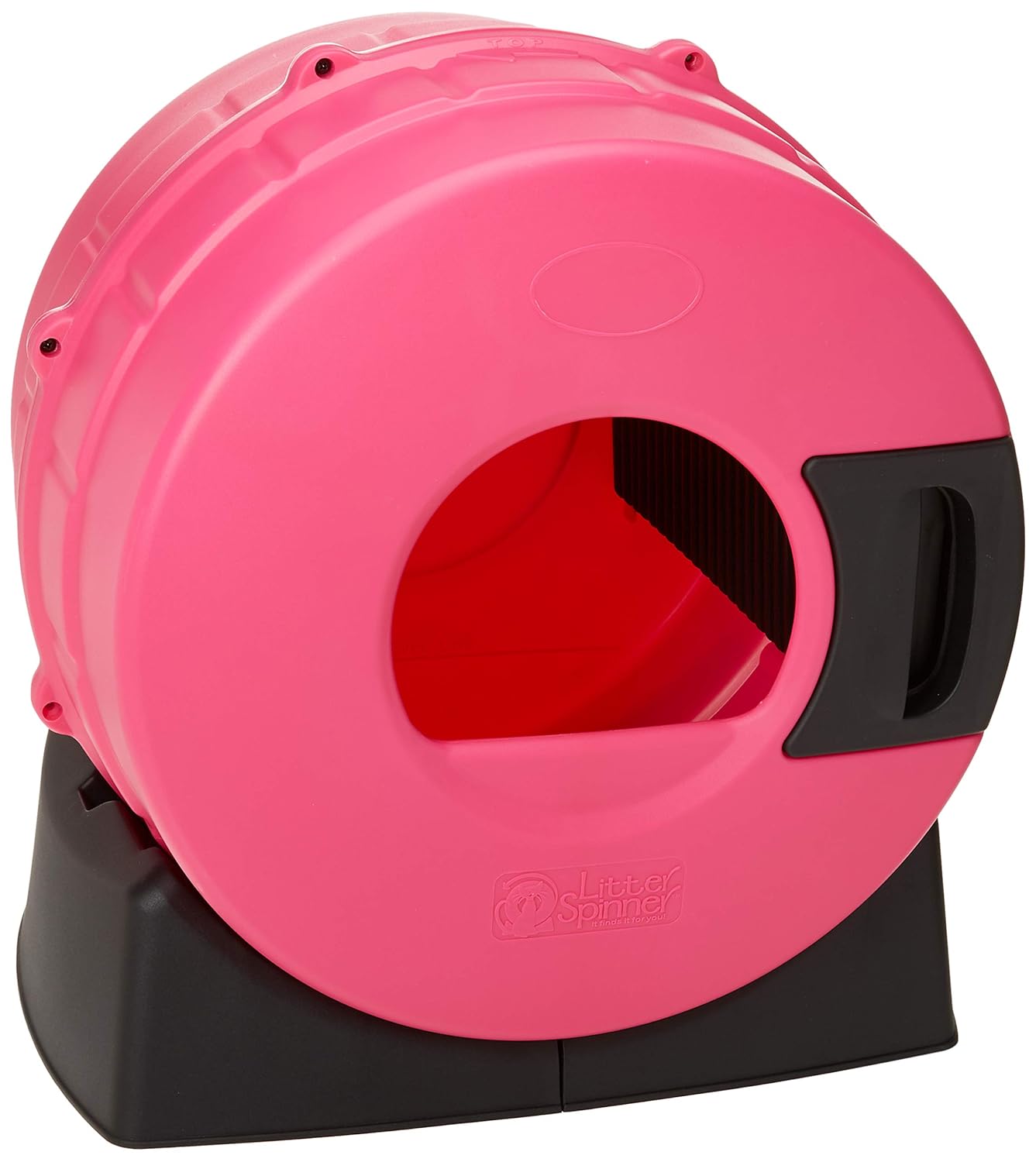 Litter Spinner Easy Clean Cat Litter Box, Pink: Amazon.co.uk: Pet Supplies