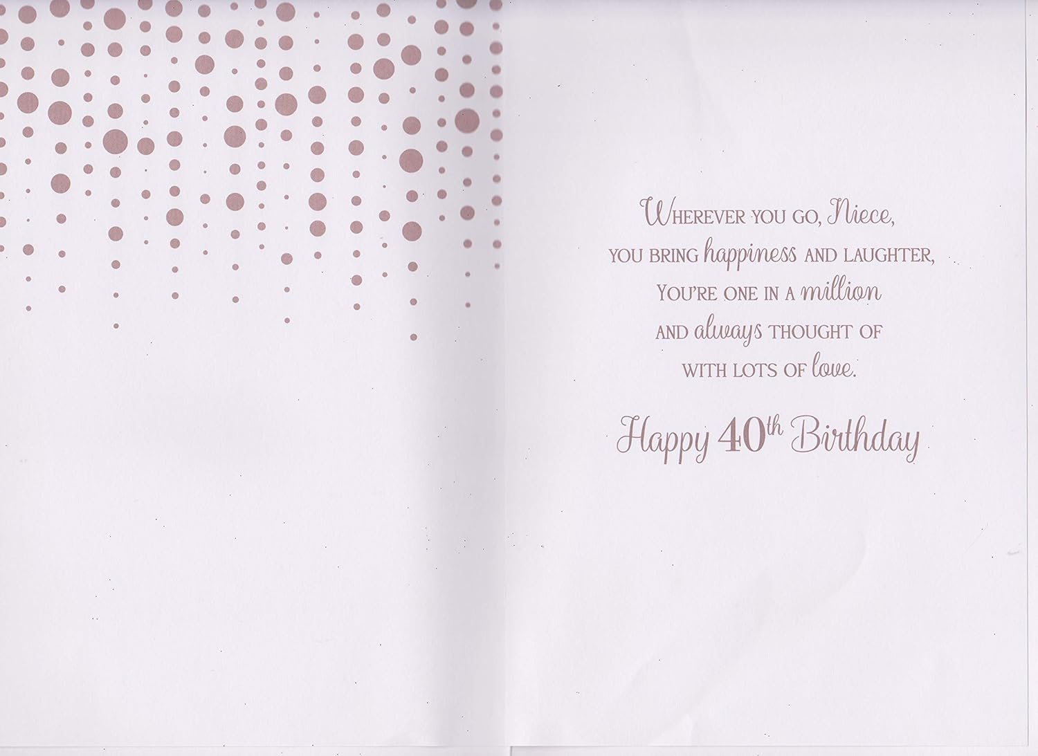 40th Birthday Card for Niece ~ Niece You’re 40 Celebrate – BigaMart
