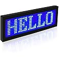 Amazon.com : LED Name tag for Business, Rechargeable LED Card Screen ...