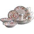 Amazon.com | Corona Dinnerware Set 16– piece, Plates Bowls and Mugs Set ...