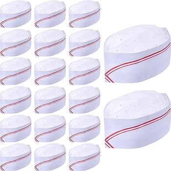 Amazon.com: Retro Diner Food Server Soda Jerk Paper Cap for Classic ...