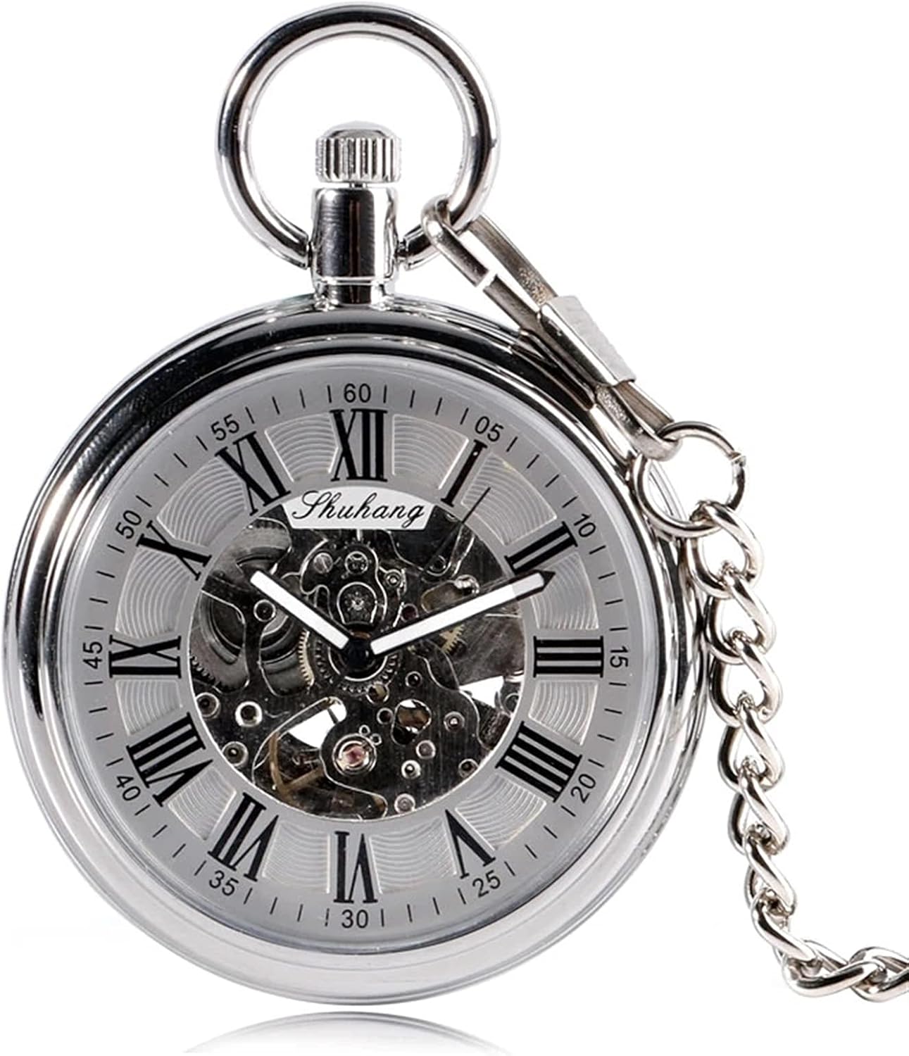 TYYW Bolsillo de lujo, reloj de bolsillo mecánico automático Mecánico ...