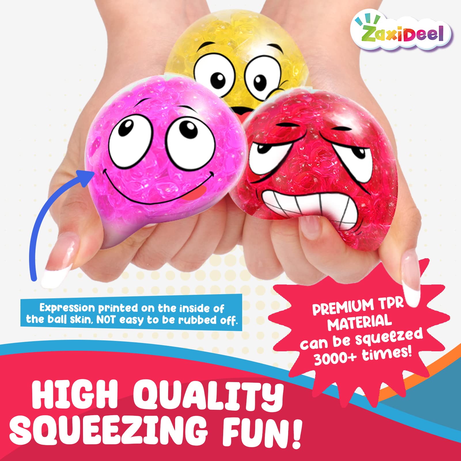 Mua Emotion Stress Balls 12 Pack - Squishy Balls Fidget Toys for Kids ...