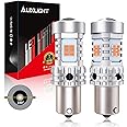 Amazon.com: AUXLIGHT 1156 BA15S LED Bulbs Extremely Bright 7506 1156A 1003 1141 P21W Canbus ...