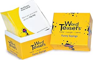 Amazon.com: ? WORD TEASERS Funny Sayings Conversation Starters - Fun ...