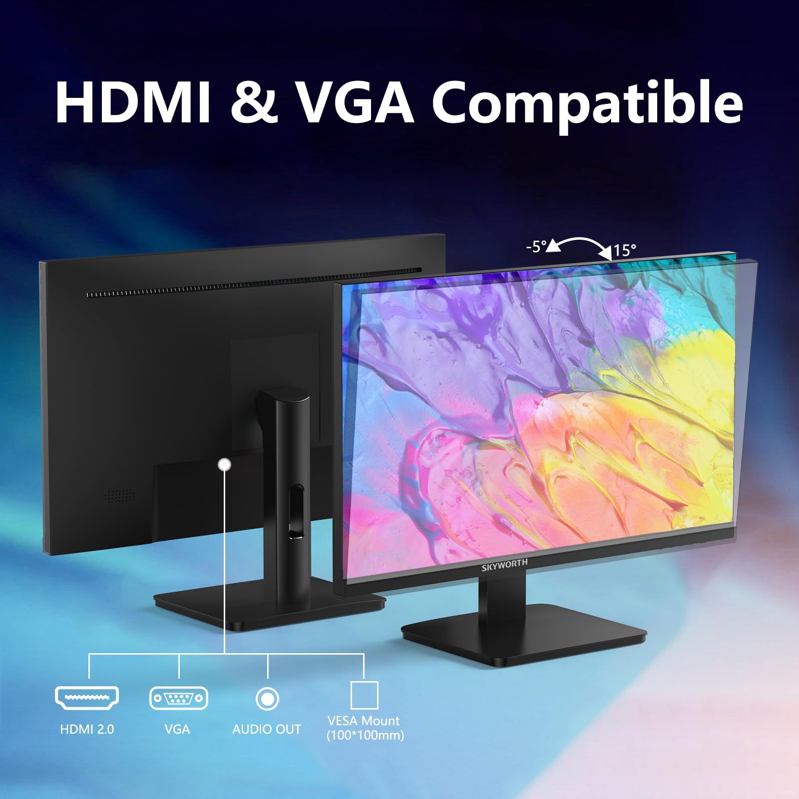 Mua Skyworth 24 inch Monitor Full HD 1920 x 1080p 75Hz IPS Display, 16 ...