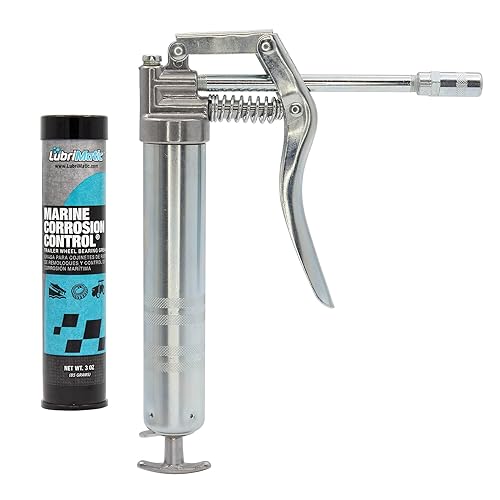 LubriMatic 30-190 Mini Grease Gun Kit + Corrosion Control Marine Grease ...