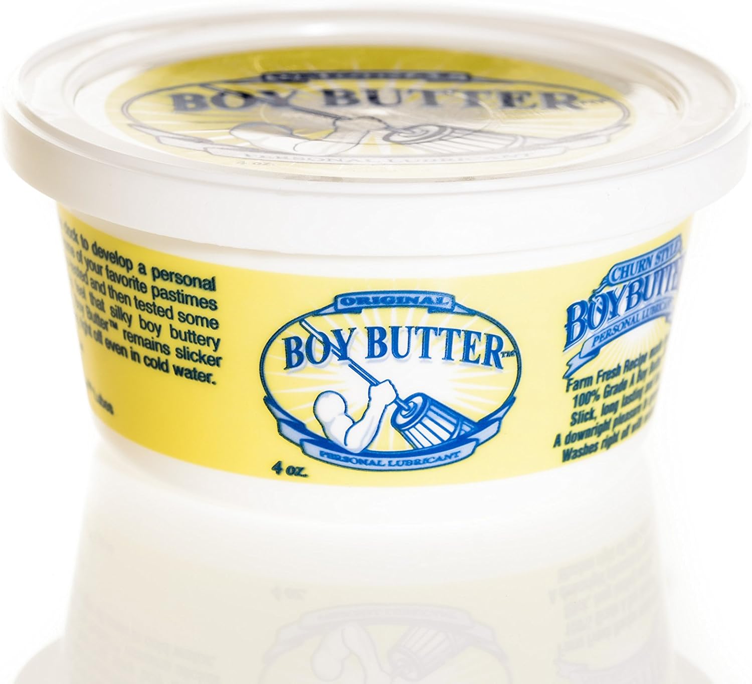 Boy Butter 4oz Tub Personal Lubricant | Natural Coconut Oil & Organic ...