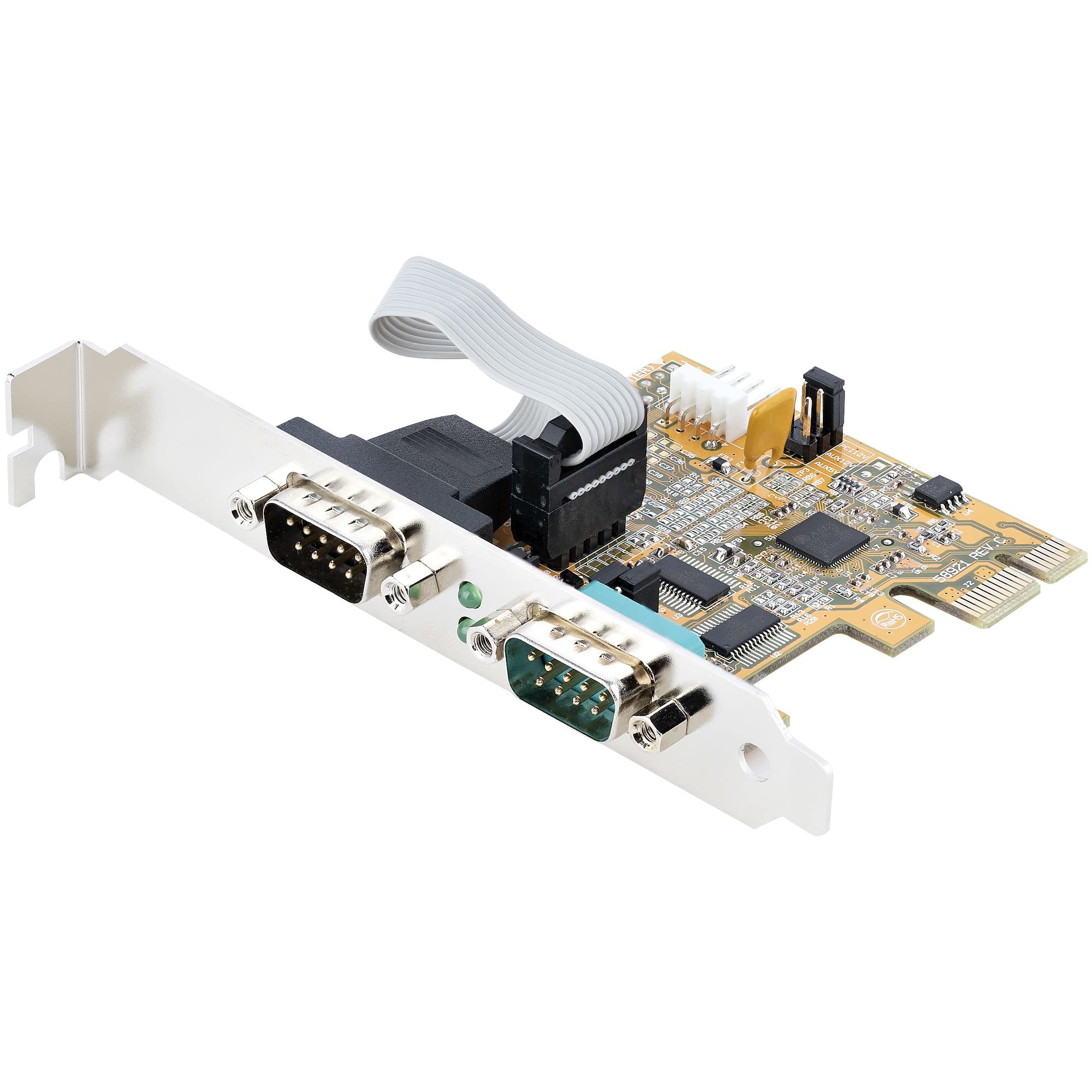 Mua 2-Port PCI Express Serial Interface Card, Dual Port PCIe to RS232 ...