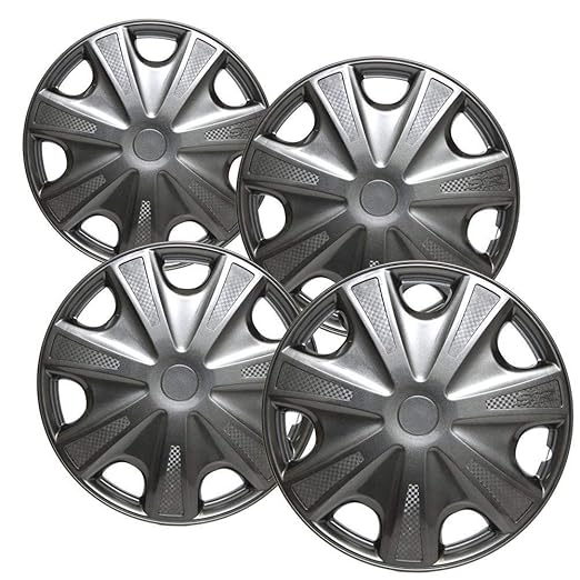 Amazon.com: Hubcaps 15 inch Wheel Covers - (Set of 4) Hub Caps for 15in ...