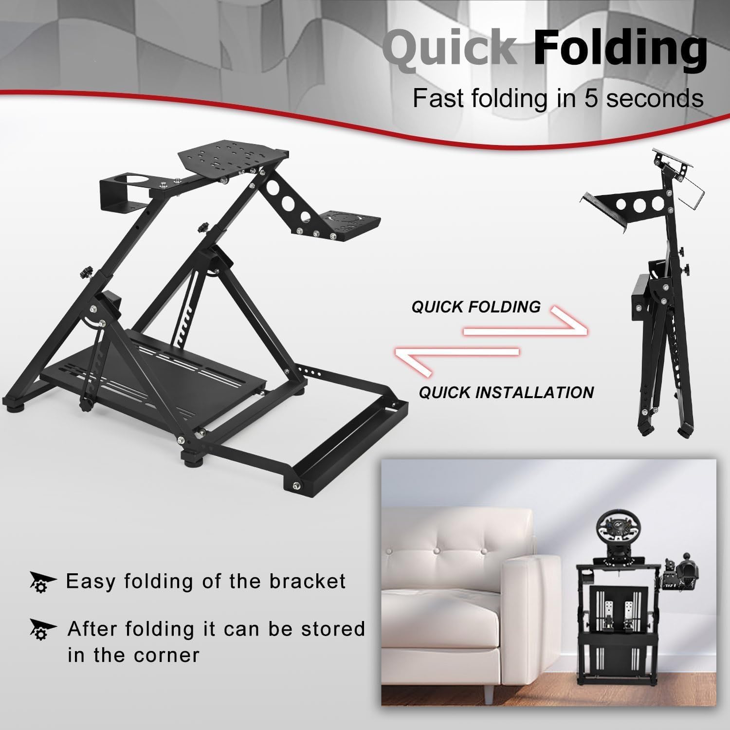 Mua Marada G920 Steering Wheel Stand with Seat Slot Cup Holder Fit for ...