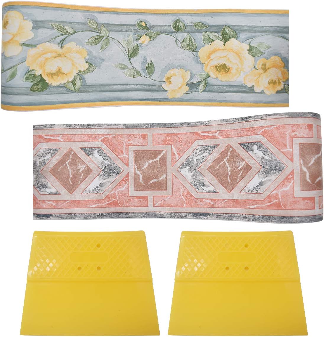 Zliger 2X Wallpaper Border Self Adhesive Wall Sticker Waterproof Tiles ...