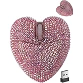 Amazon.com: Wireless Bluetooth Mouse Cute Pink Fruit Strawberry Shape ...