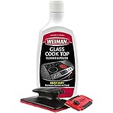 Amazon.com: Weiman Complete Cook Top Cleaning Kit - Cook Top Cleaner ...