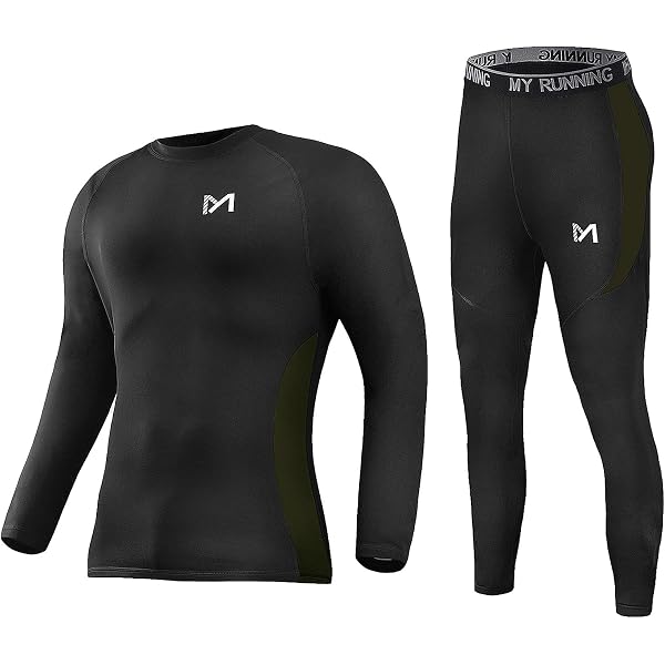 Mens Thermal Long Johns MEETWEE Mens Thermal Underwear For Men, Fleece ...