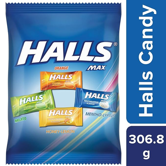 Halls Assorted Pouch, 306g (115 Count with Free 3 Count): Amazon.in ...