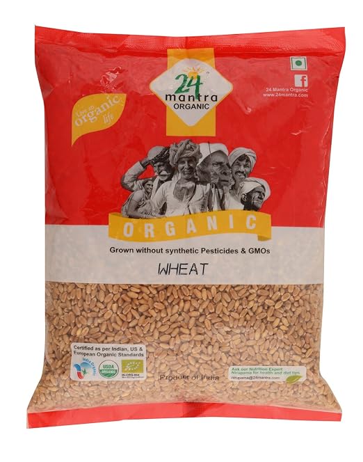 24 Mantra Organic Wheat Premium, 1kg: Amazon.in: Grocery & Gourmet Foods