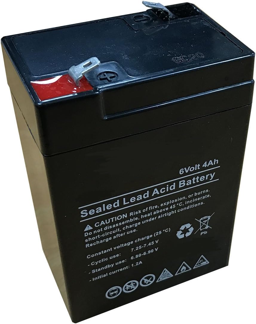 electrosmart Sealed Rechargeable Lead Acid Battery 6v: Amazon.co.uk ...