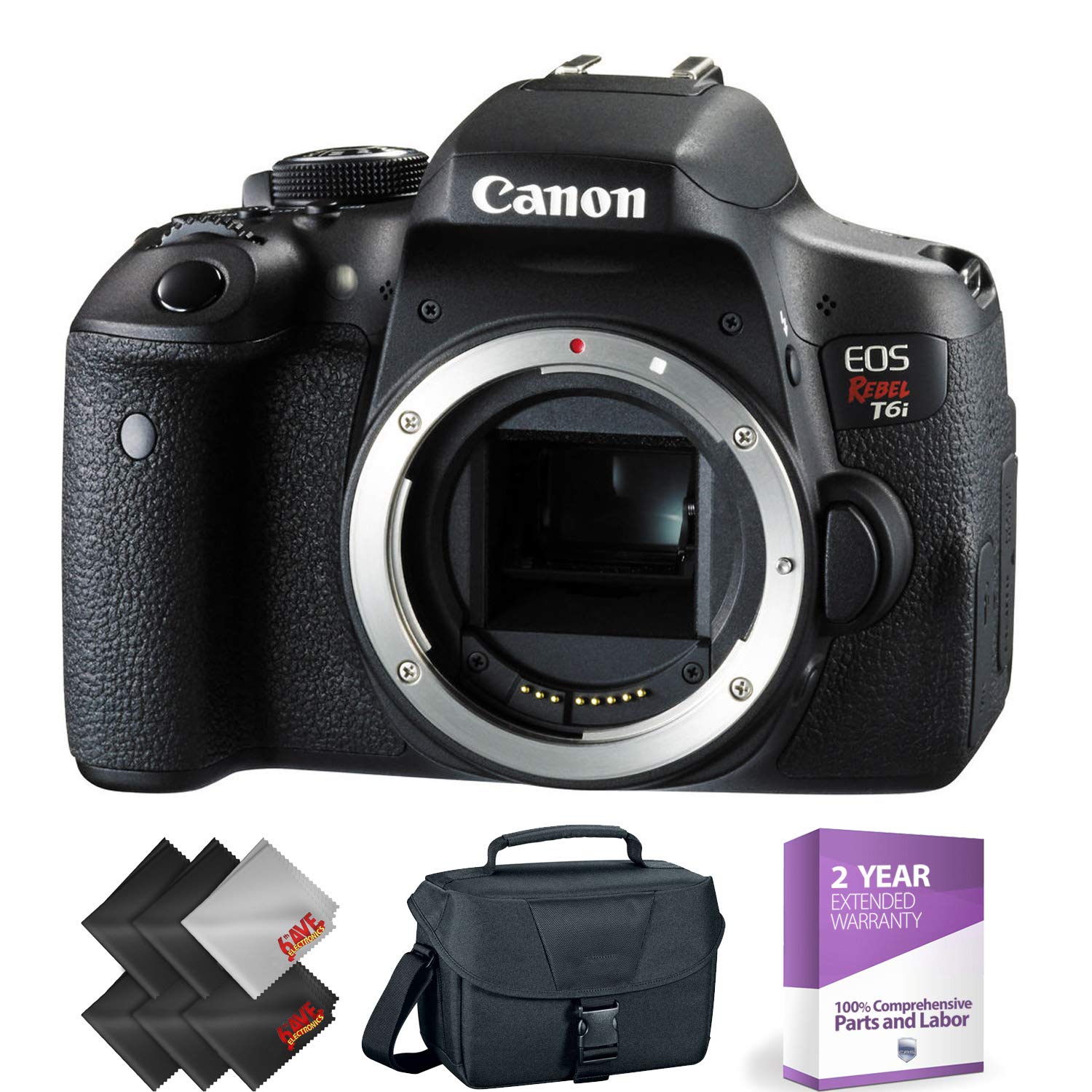 Canon EOS Rebel T6i DSLR Camera (Body Only) + 1 Year Warranty ...