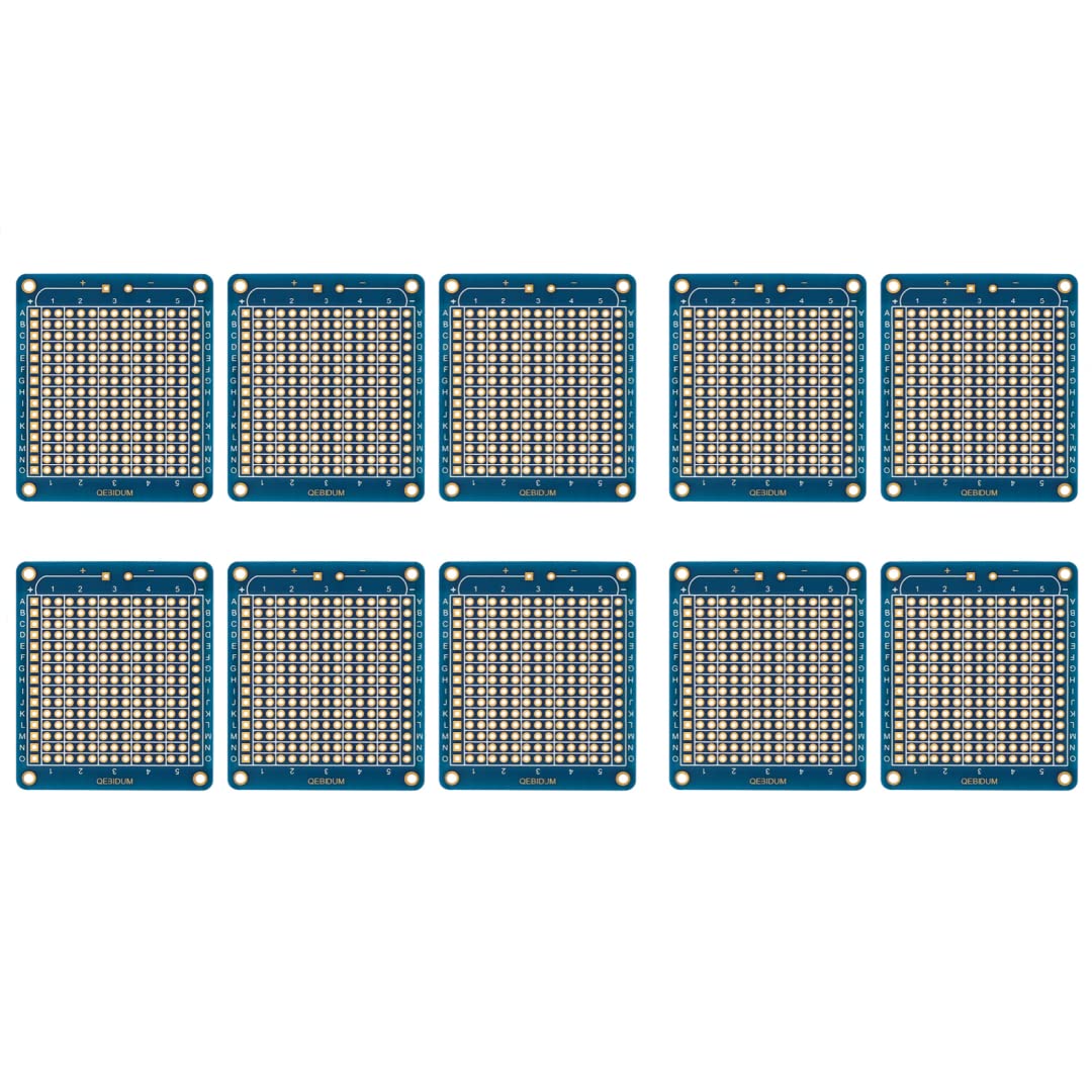 Mua QEBIDUM 10 Pack Mini Breadboard Solderable Protoboard for DIY ...