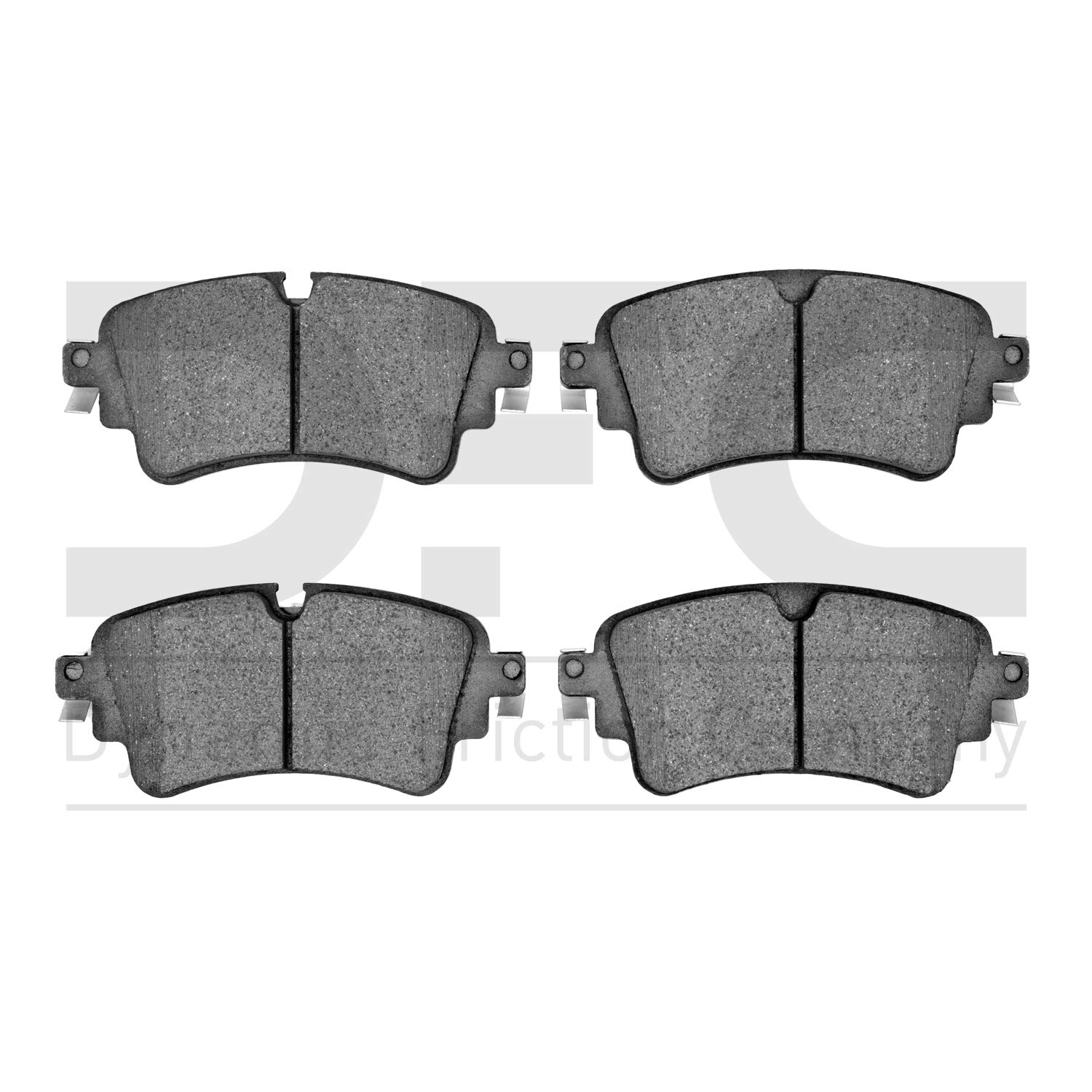 Dynamic Friction Company 5000 Advanced Brake Pads - Low Metallic 1552 ...