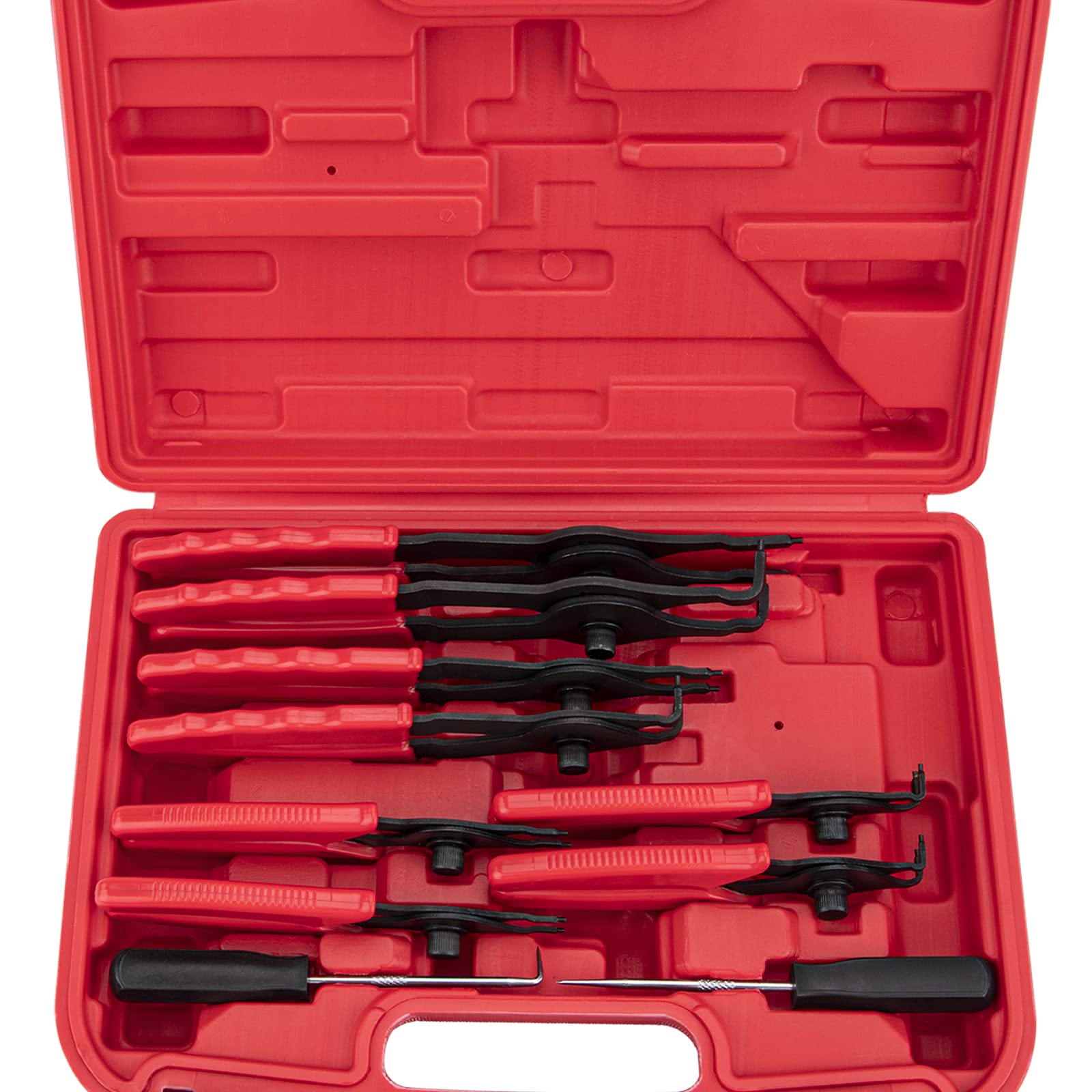 Snap Ring Plier Set Heavy Duty Long Reach Snap Ring Plier Set With Case ...