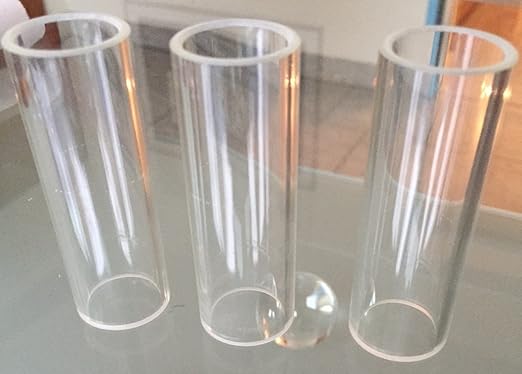 High-quality Open Glass Cylinders Diameter Approx. 23 x 67 mm Chamfered ...