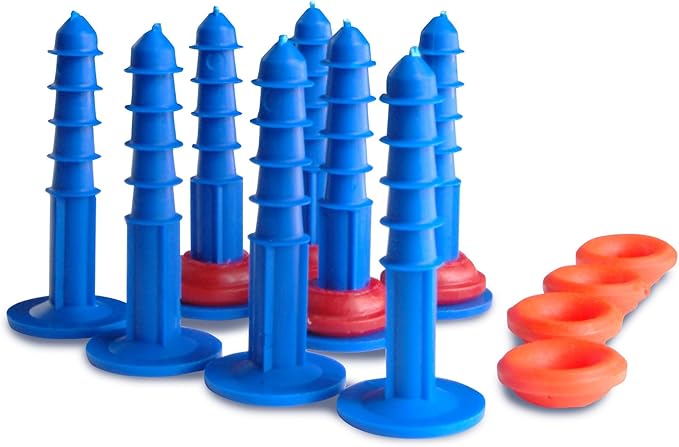 Damp Proof Membrane Fixing Plugs with seals - box of 200.: Amazon.co.uk ...