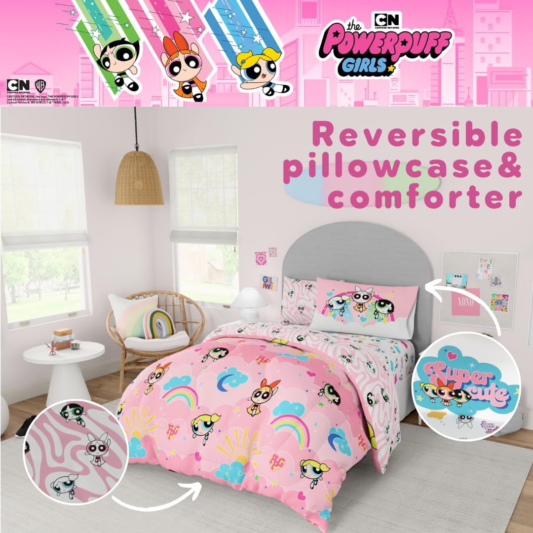 Mua Franco Collectibles Powerpuff Girls Bedding 7 Piece Super Soft ...