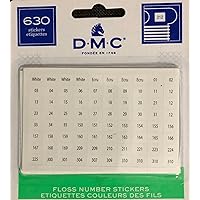 Amazon.com: DMC Floss Number Stickers, 630/Pkg