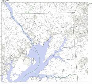 Amazon.com: Cecil County, Maryland MD ZIP Code Map Not Laminated: Home ...