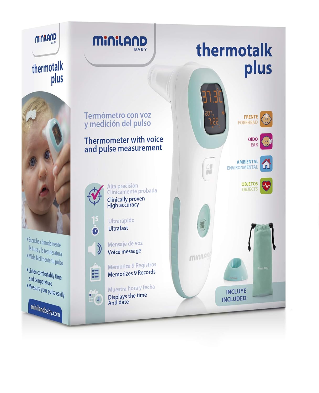 Miniland Thermo Talk Plus Thermometer – BigaMart