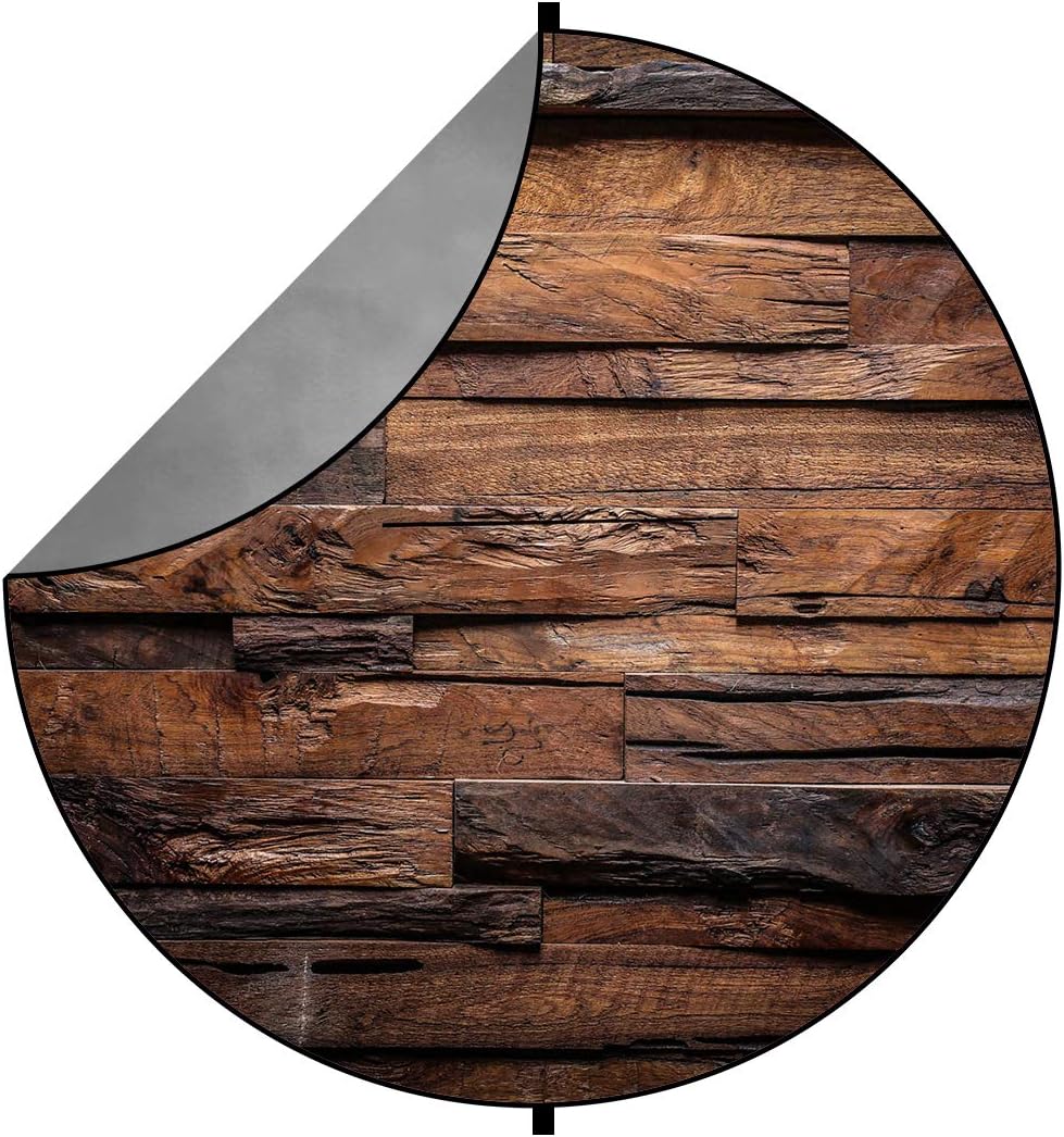 Kate Backdrop 5x5ft/1.5×1.5m Collapsible Backdrop Wood Double-Sided ...