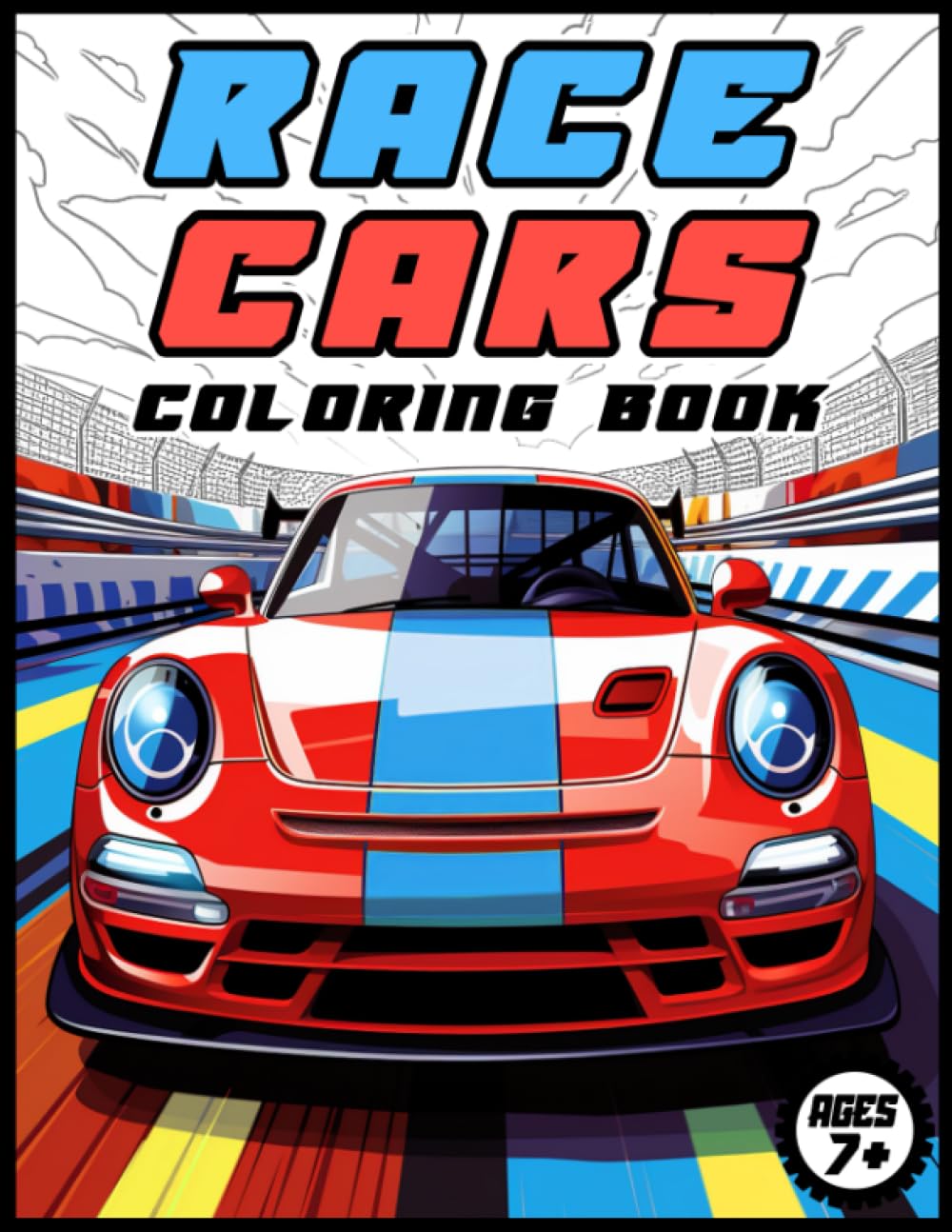 Mua Race Cars Coloring Book: An Adrenaline-fuelled Variety of Race Cars ...