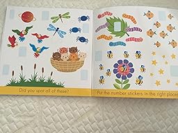 Amazon.com: 123 Counting Sticker Book (My Little World) (9781589254442 ...