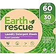 Amazon.com: Earth Rescue Laundry Detergent Sheets - Up To 60 Loads (30 ...