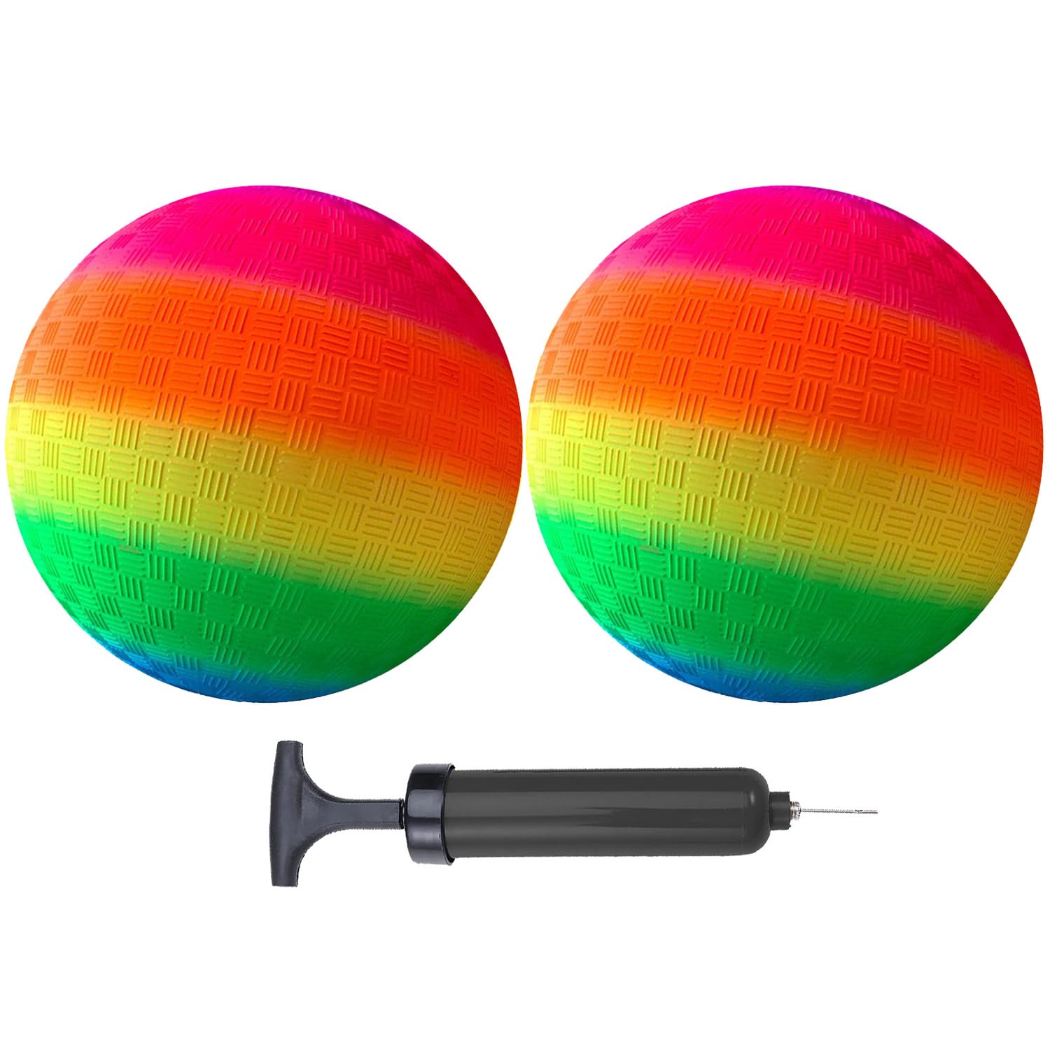 ABAJI Playground Ball 6 inch Pack of 2 Soft Kickball Kids Thicker Shell ...