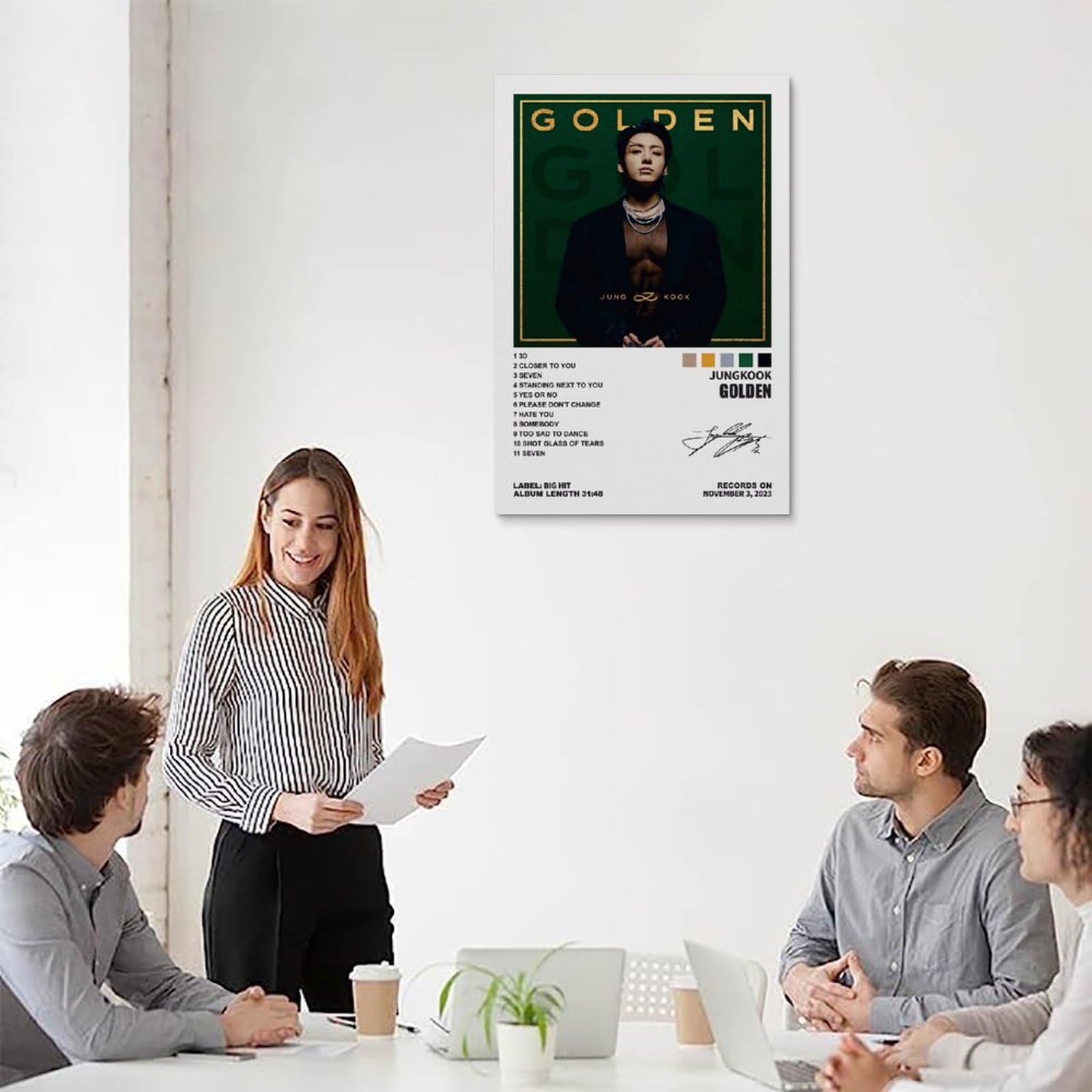 Mua BOODU Jungkook Poster Golden Album Cover Posters Music Posters for ...