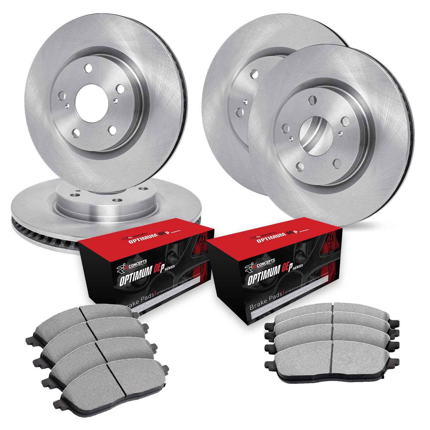 R1 Concepts Front and Rear Brakes and Rotors| Front and Rear Optimum ...