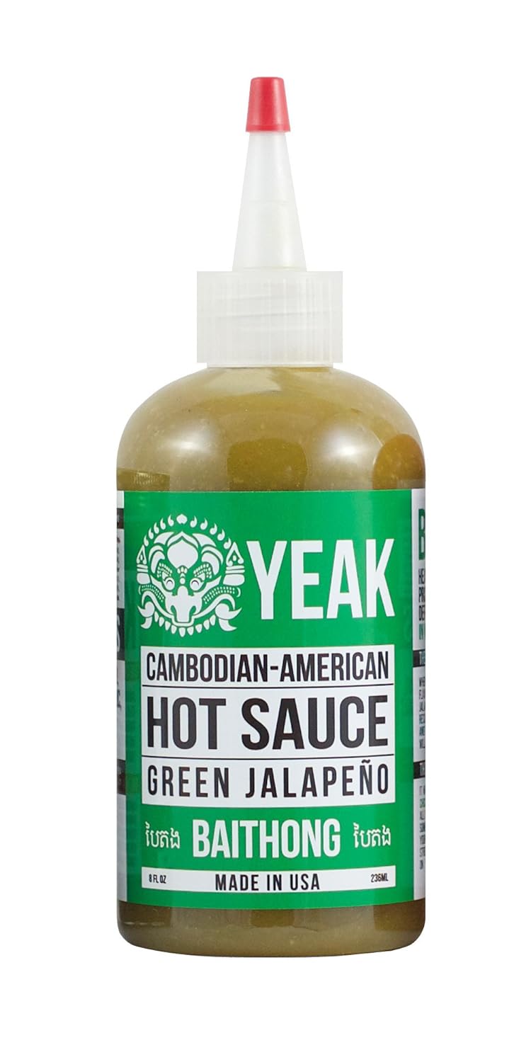 Amazon.com : Yeak Green Jalapeno Hot Sauce : Grocery & Gourmet Food
