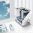 Amazon.com: Clear Acrylic Mini ITX PC Case, Mini ITX Computer Case, 360 ...