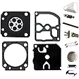 Amazon.com: QAZAKY Carburetor Diaphragm Gasket Rebuild Repair Kit Zama RB-40 RB-85 BR106 BT106 ...