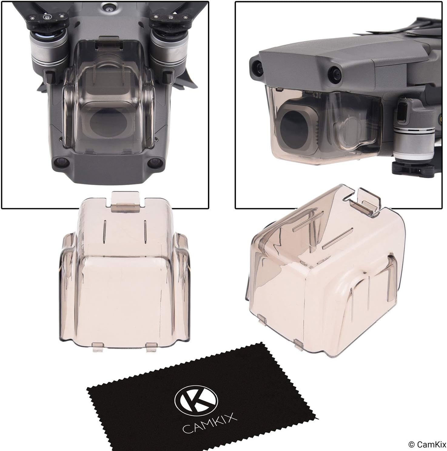 CamKix 2in1 Gimbal Lock and Camera Shield Compatible with DJI Mavic 2 ...