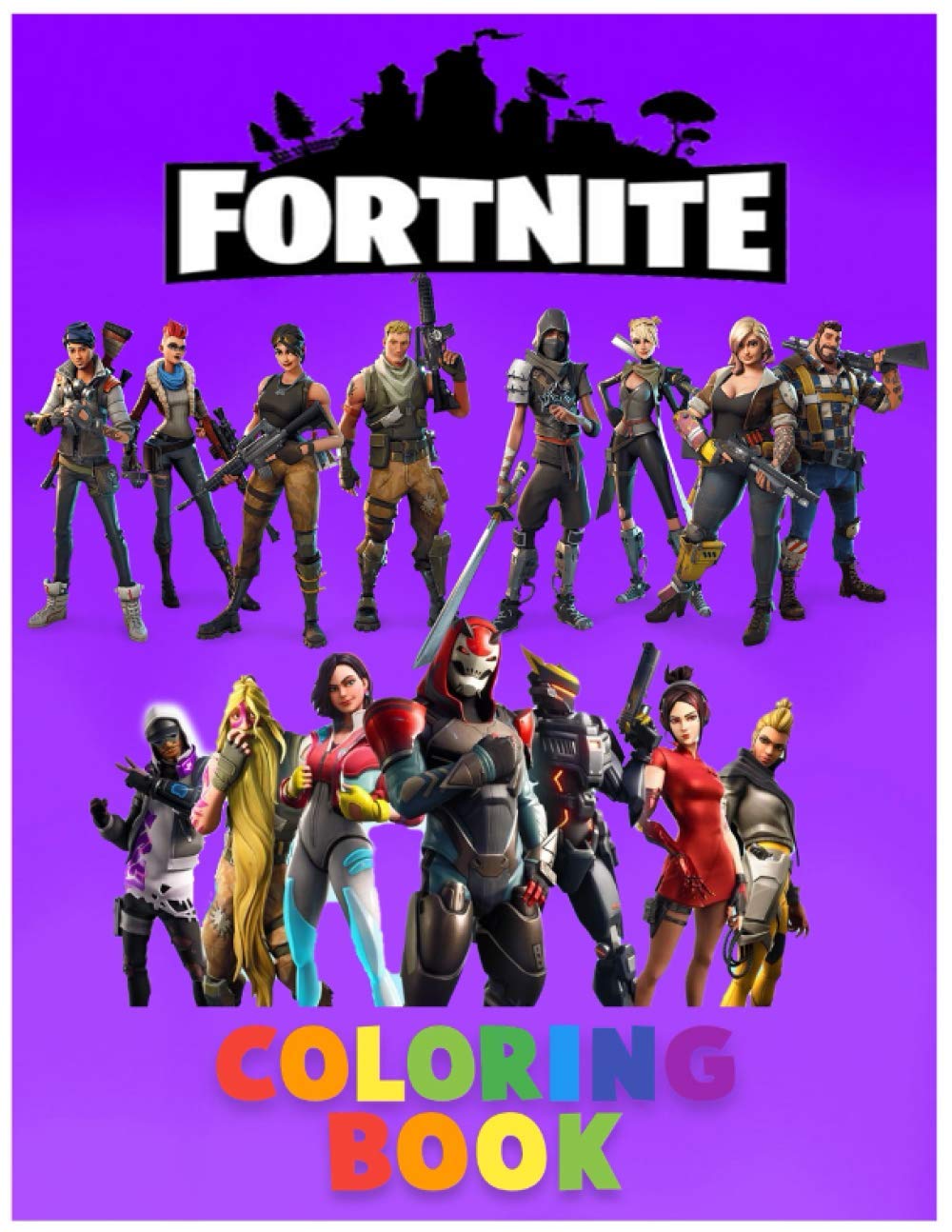 Fortnite Coloring Book: Fortnite Coloring Books 2021 : +100 coloring ...